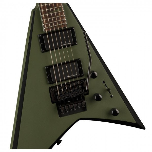 Jackson X Series Rhoads RRX24, Matte Army Drab with Black Bevels at ...
