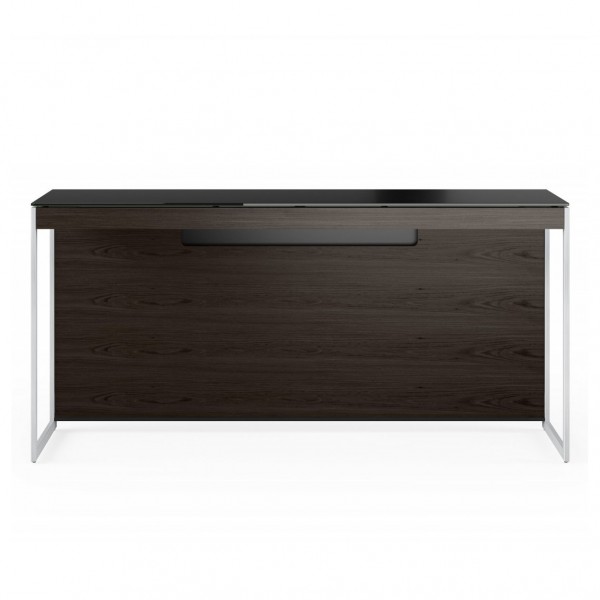 BDI Sequel 20 6102 Desk, Back Panel and File, Charcoal Ash/Nickel at AV.com