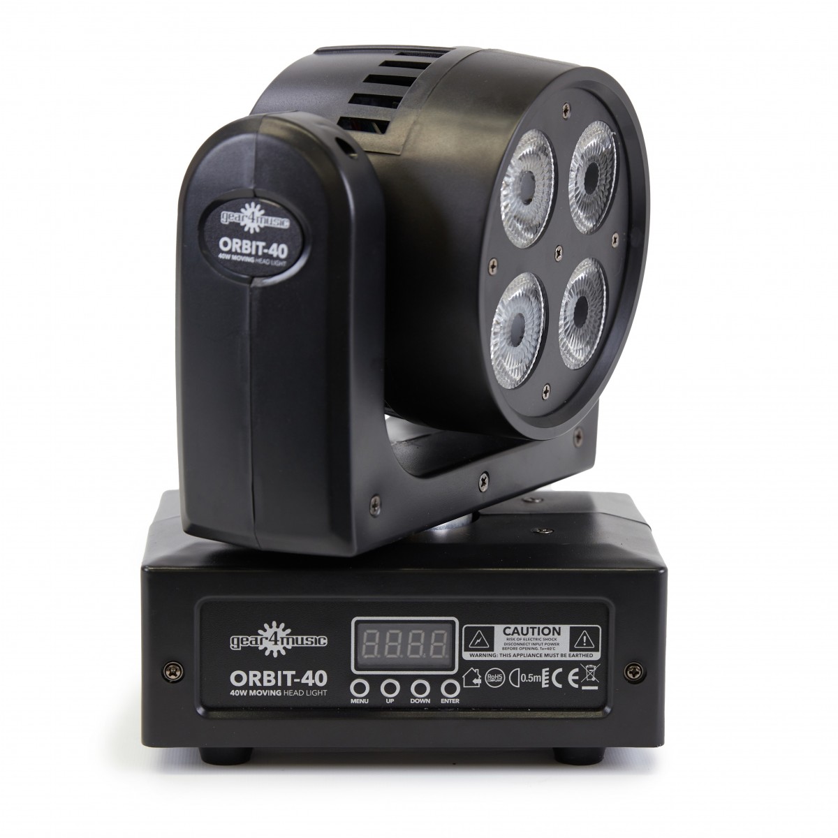 Orbit Moving Head Scenelys med UV fra Gear4music - Åpnet boks - Åpnet ...