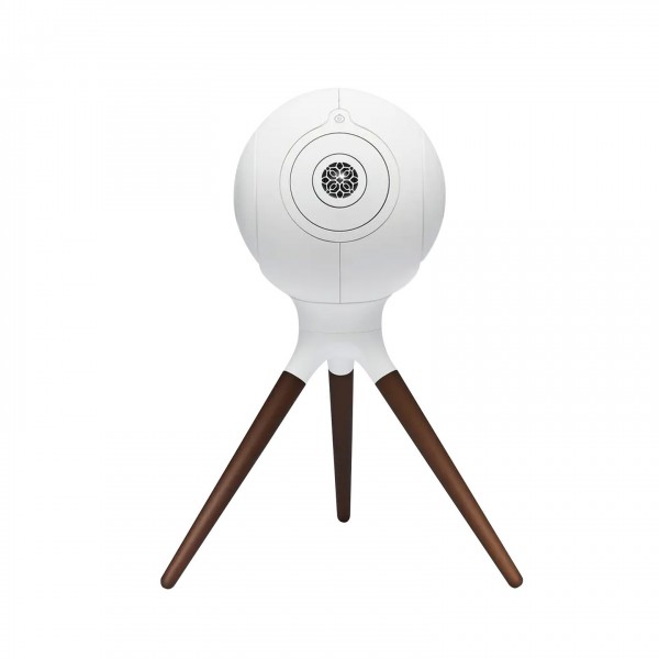 Devialet Treepod Phantom I Stand (Single), White with Dark Wood Legs at AV.com