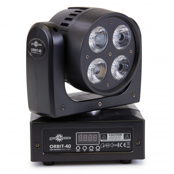 Orbit Moving Head Scenelys med UV fra Gear4music - Åpnet boks - Åpnet ...