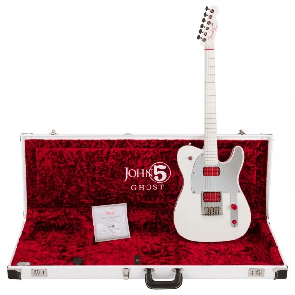 Fender John 5 Ghost Telecaster, Arctic White | Gear4music