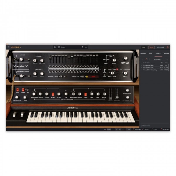 Arturia Vocoder V at Gear4music