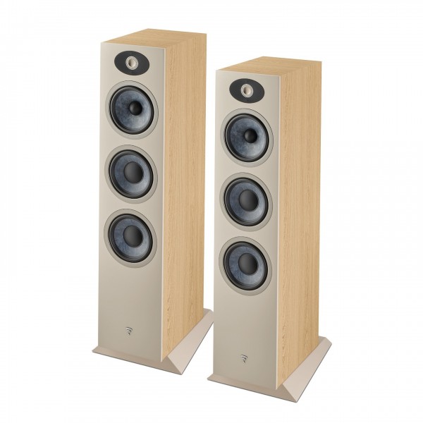 Focal Theva N3 Floorstanding Speakers (Pair), Light Wood at AV.com