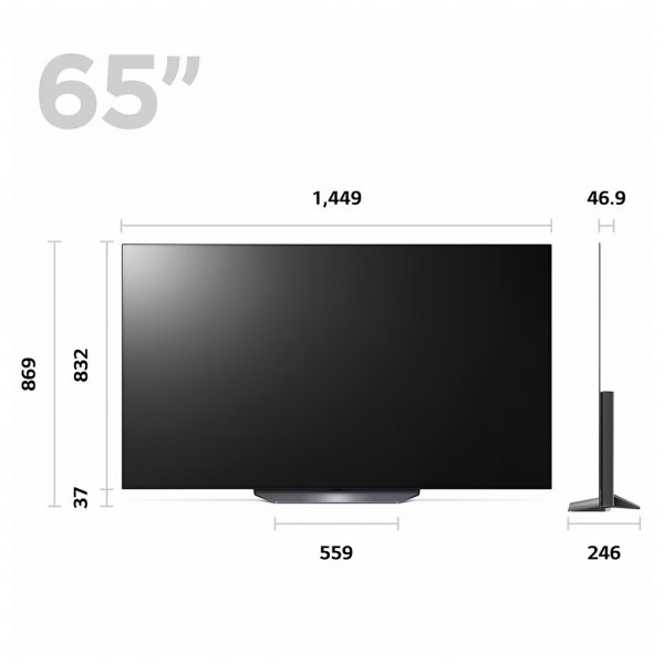 LG OLED65B36LA 65" OLED 4K HDR Smart TV at AV.com