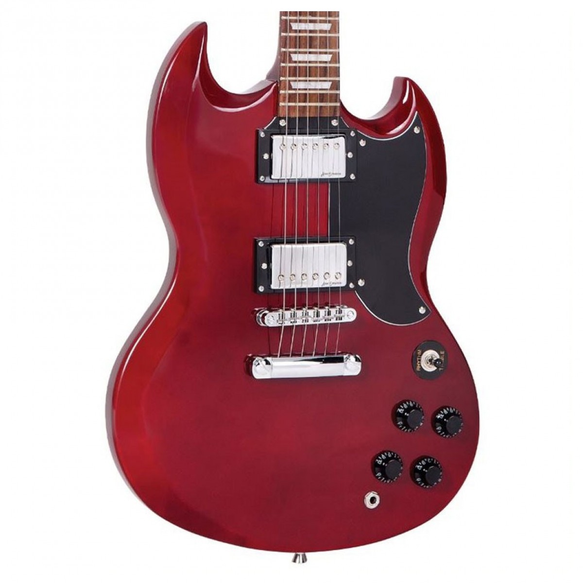 Vintage V69 Coaster Series, Cherry Red - Nearly New at Gear4music