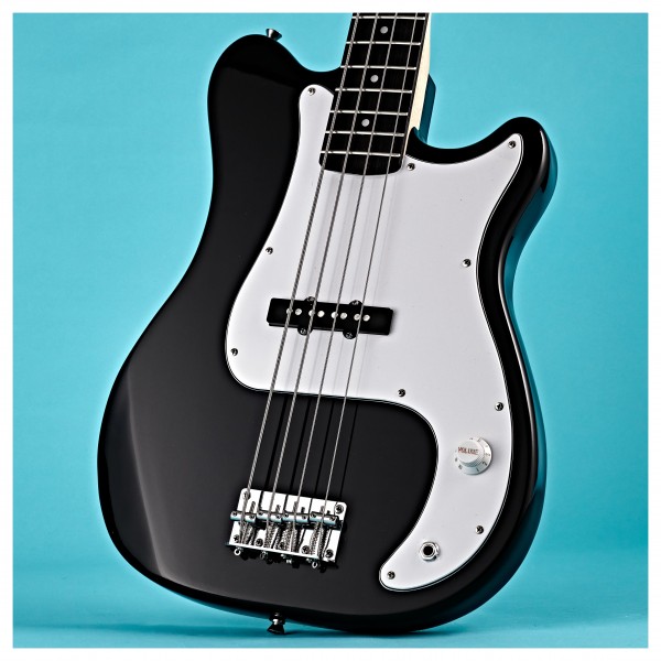 VISIONSTRING 3/4 Left Handed Bass Guitar Pack, Black at Gear4music