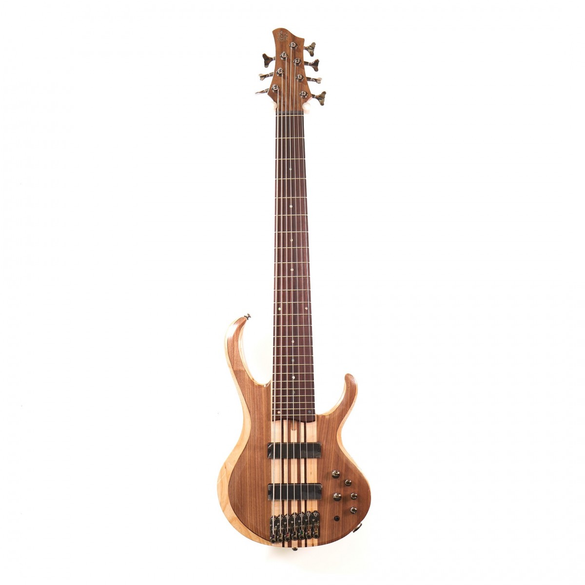 Ibanez BTB747 7 String Bass, Natural Low Gloss - Ex Demo at Gear4music