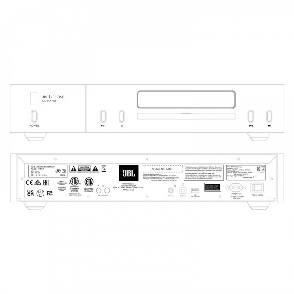 JBL Classic CD350 CD Player at AV.com