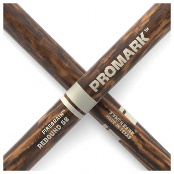 Promark Rebound 5B FireGrain Hickory Drumstick Acorn Tip, 4-Pack at ...