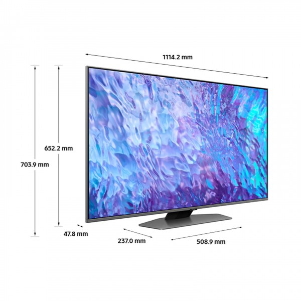 Samsung 50" Q80C QLED 4K HDR Smart TV at AV.com