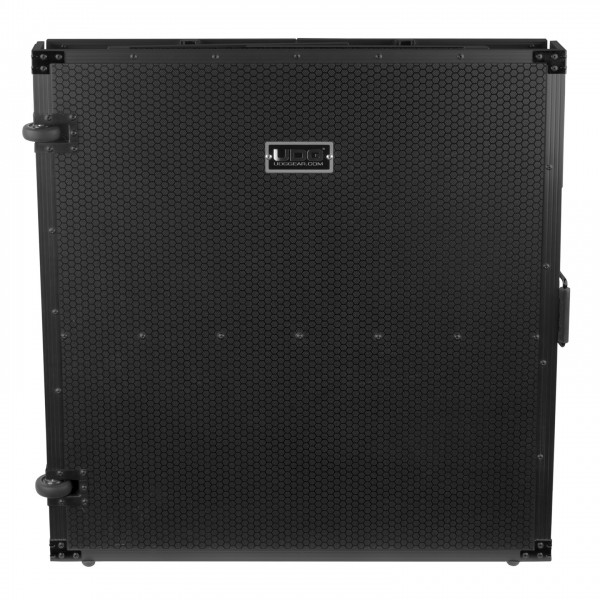 UDG FlightCase Fold Out DJ Table + (Wheels) - Black MK2 at Gear4music