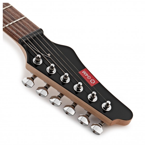 G4M 734 Left Handed SH Electric Guitar, Transparent Black at Gear4music