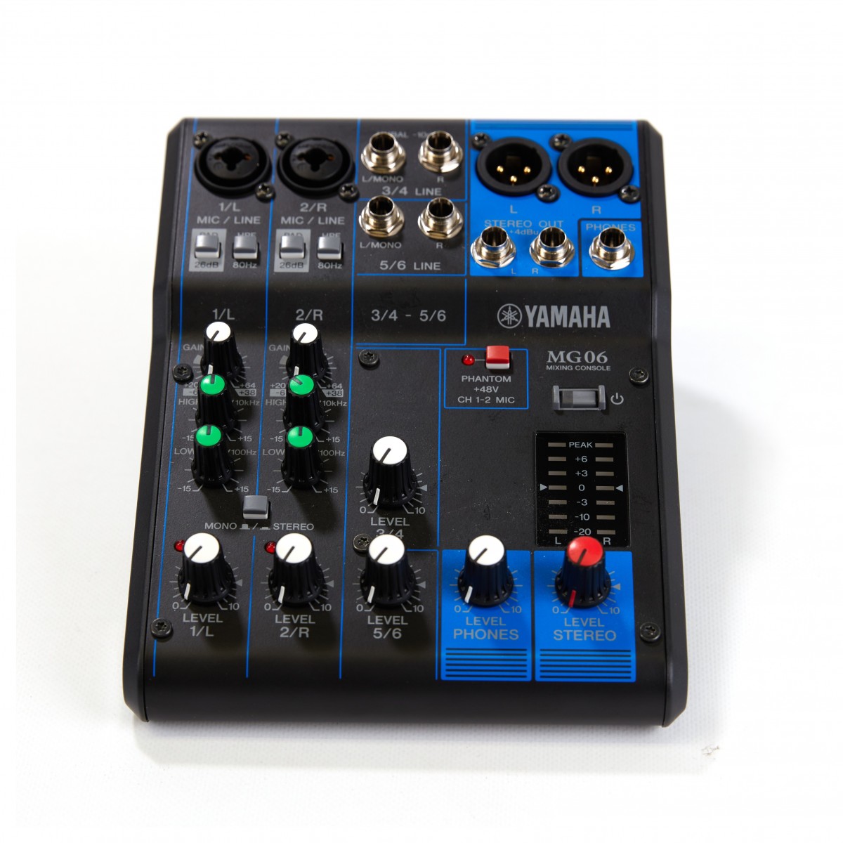 Yamaha MG06 Analoges Mischpult - Box geöffnet - Box geöffnet | Gear4music