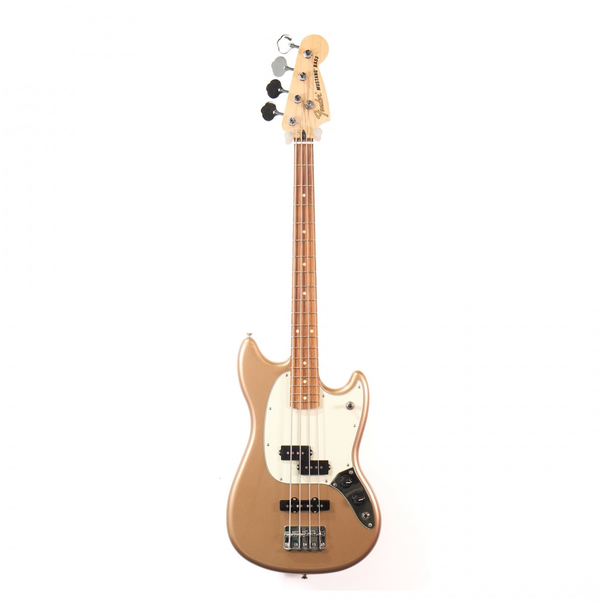 Fender Player Mustang Bass PJ PF, Firemist Gold - Ex Demo at Gear4music