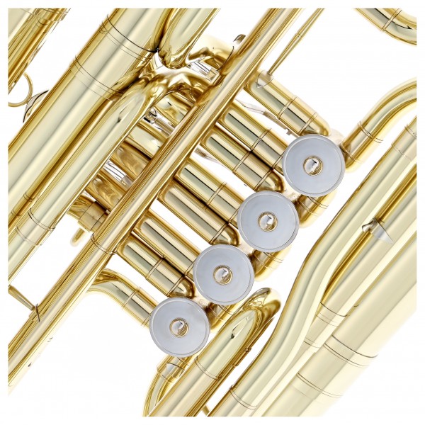 Student Rotary Bb Tuba by Gear4music, Gold at Gear4music