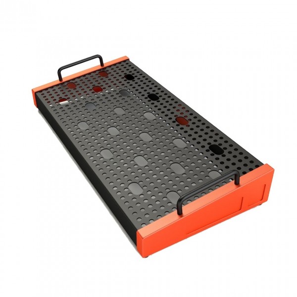 Temple Audio SOLO 18 Pedalboard, Temple Red at Gear4music