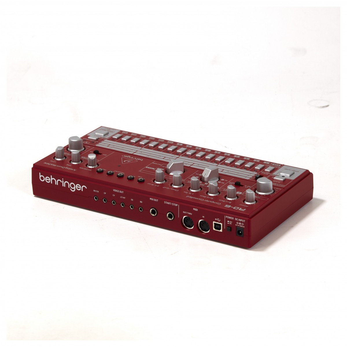 Behringer RD-6 Drum Machine, Red - Secondhand at Gear4music