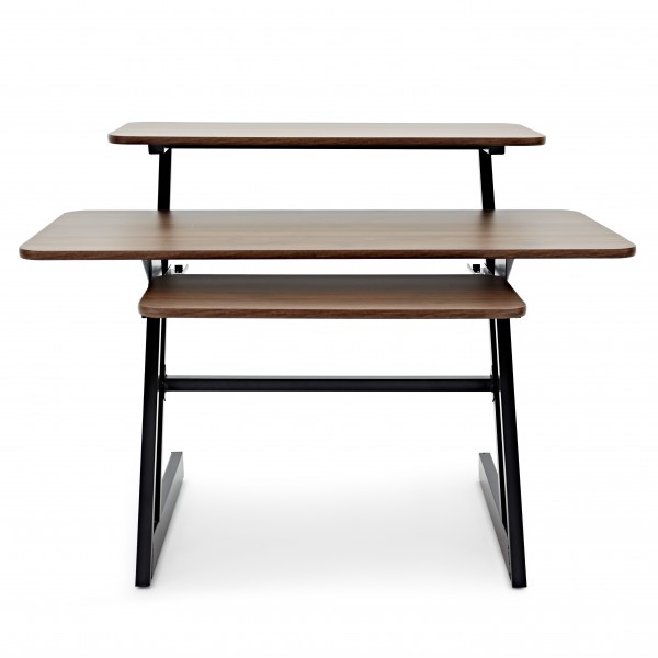 modul Three Tier Studio Desk, Walnut | Gear4music
