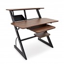 modul Three Tier Studio Desk, Walnut at Gear4music