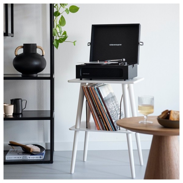 Crosley Manchester Turntable stand, White at Gear4music