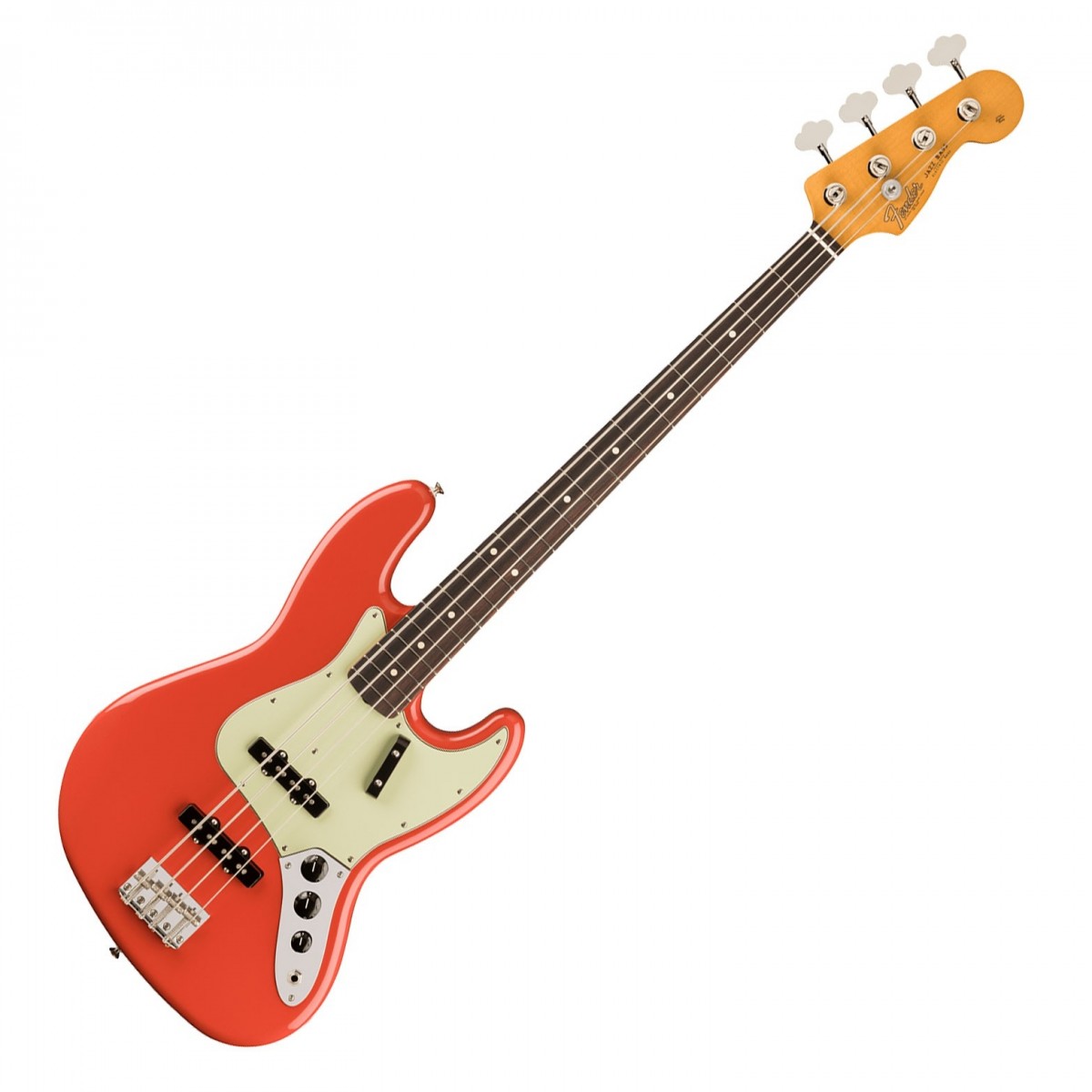 Fender Vintera II 60s Jazz Bass RW Fiesta Red Gear4music Fender Vintera II 60s Jazz Bass RW Fiesta Red Gear4music