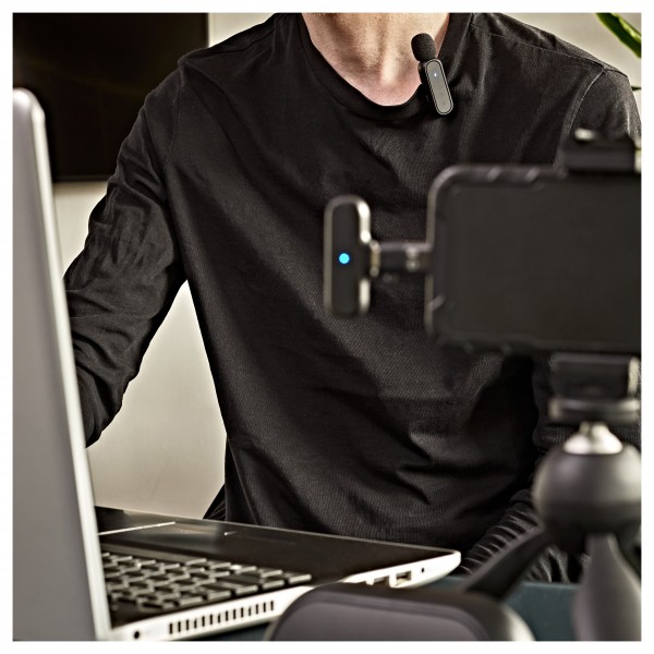 SubZero Dual Wireless Lav Mic with USB-C and Lightning Connections at ...