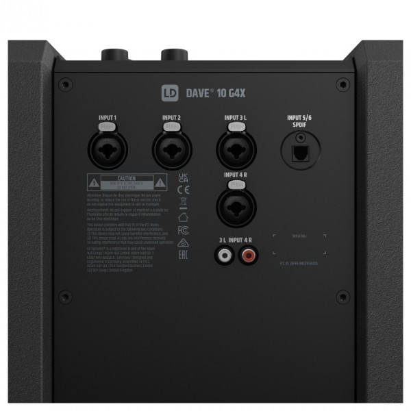 LD Systems DAVE 10 G4X Compact 2.1 Powered PA System at Gear4music