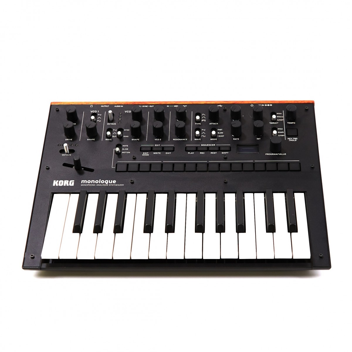 Korg Monologue Analog-Synthesizer, schwarz - Box geöffnet | Gear4music