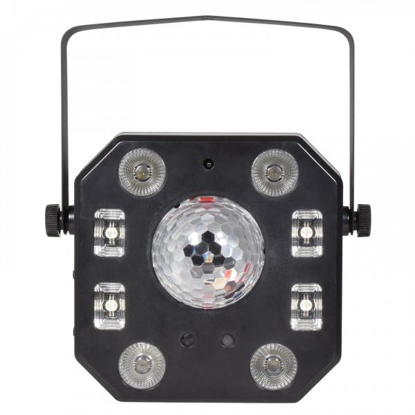 QTX Pentaflash 5-in-1 LED & Laser Effect Light at Gear4music