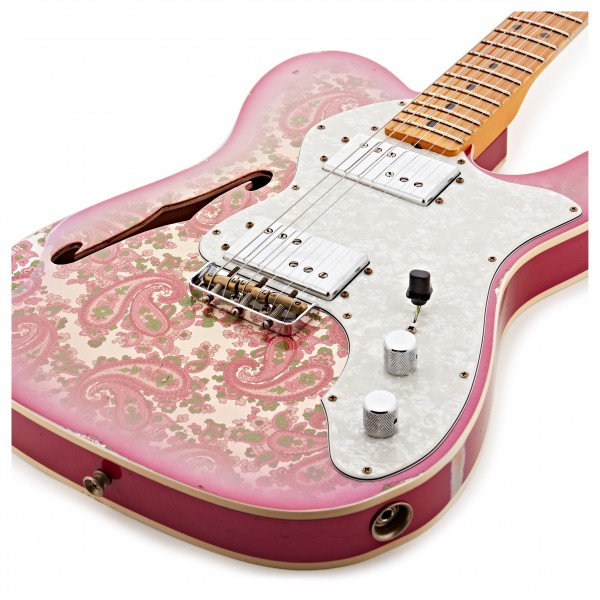 Fender Custom Shop '72 Thinline Telecaster Relic, Aged Pink Paisley at ...