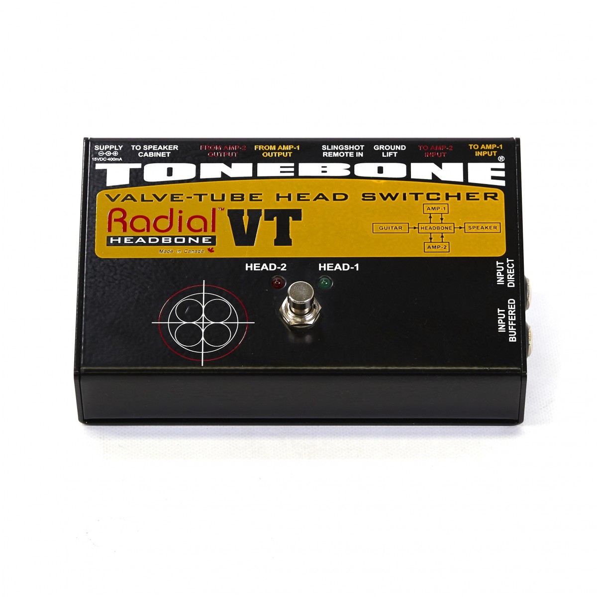 Radial Tonebone Headbone VT Valve Tube Head Switcher - Secondhand at ...