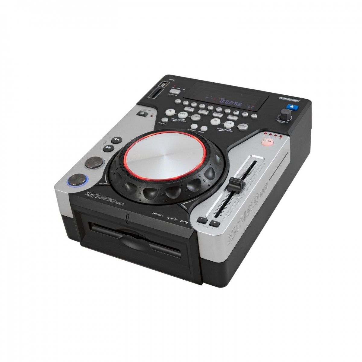Omnitronic XMT-1400 V2 Tabletop CD Player - Nearly New at Gear4music